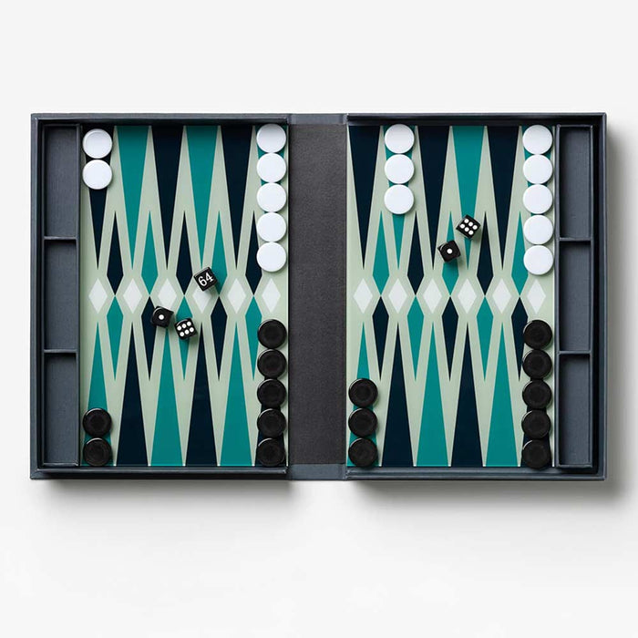 Classic Backgammon Set – Modern Book-Style Board Game